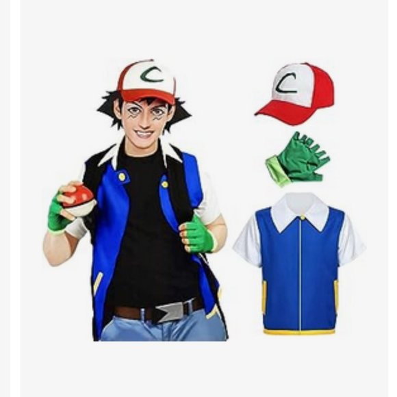 Disguise | Other | Ash Ketchum Pokemon Costume Adult L Missing Glove ...